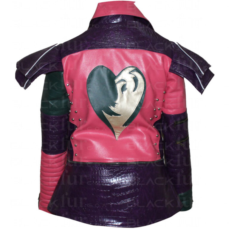 Descendants Mal Leather Costume | Disney Purple Dove Cameron Jacket